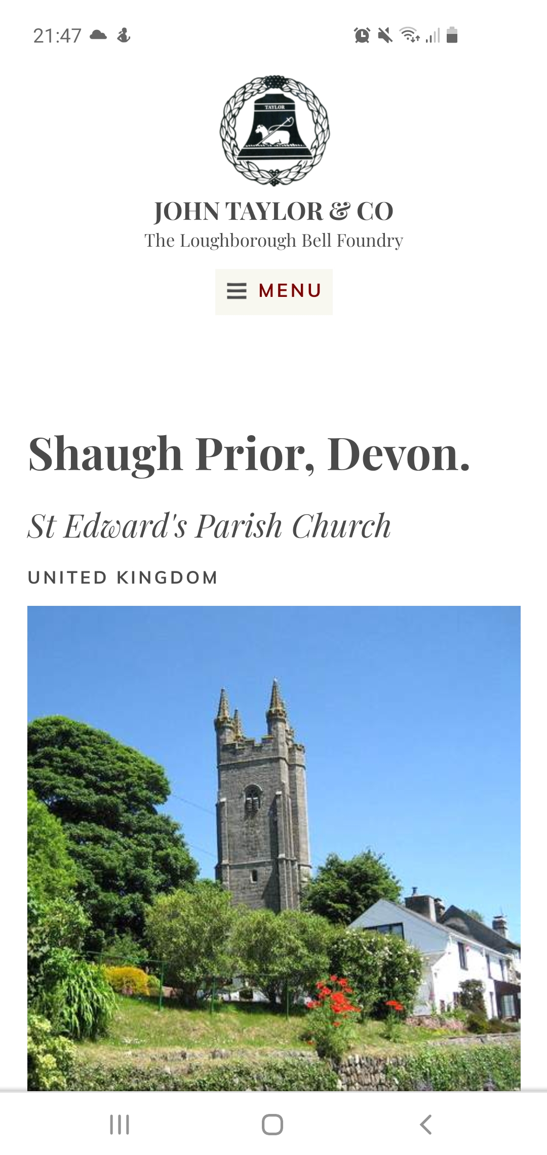 Shaugh Prior bells to undergo restoration by John Taylor & Co – Devon ...