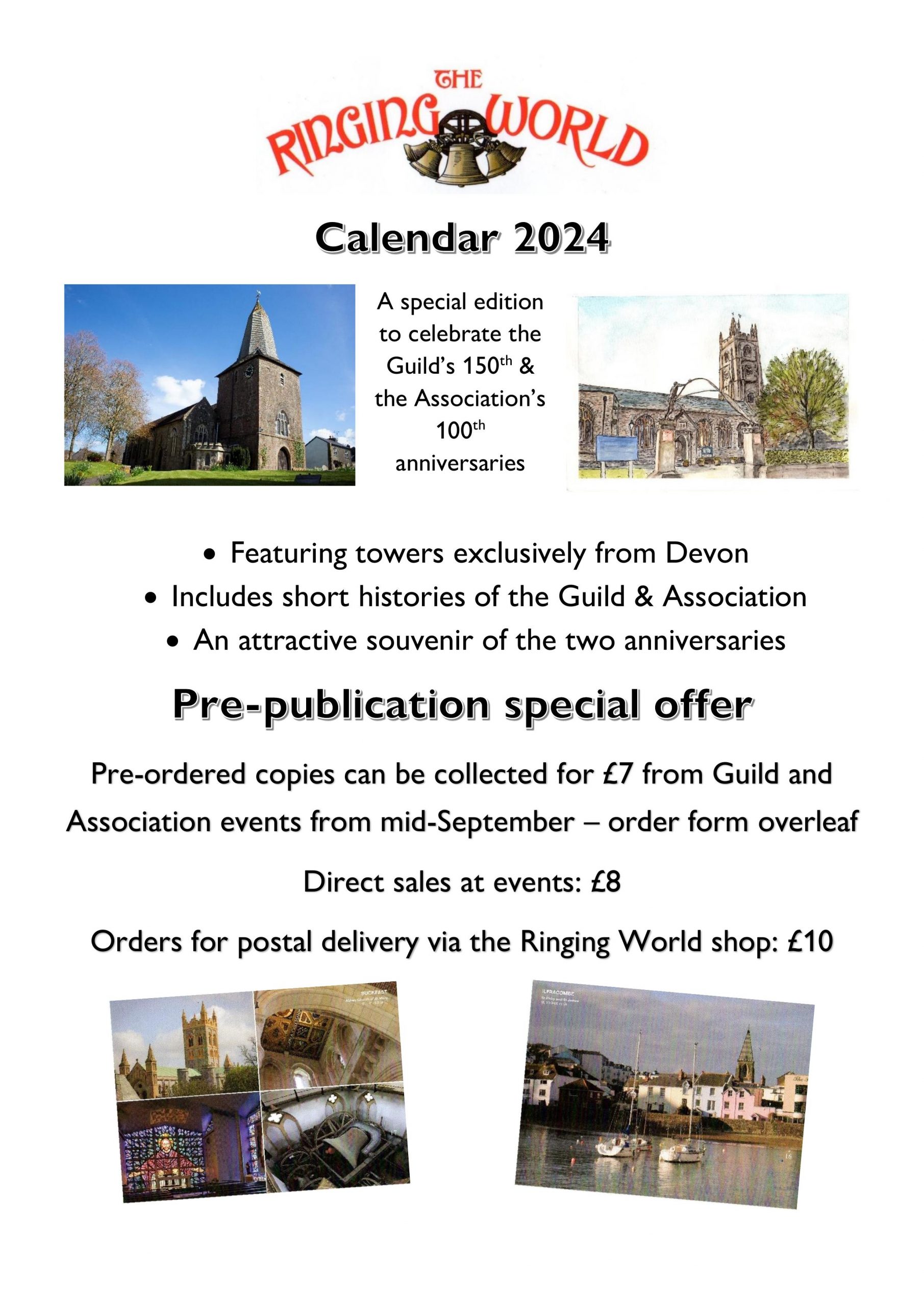Ringing World Calendar 2024 – special Devon edition – Devon Association ...