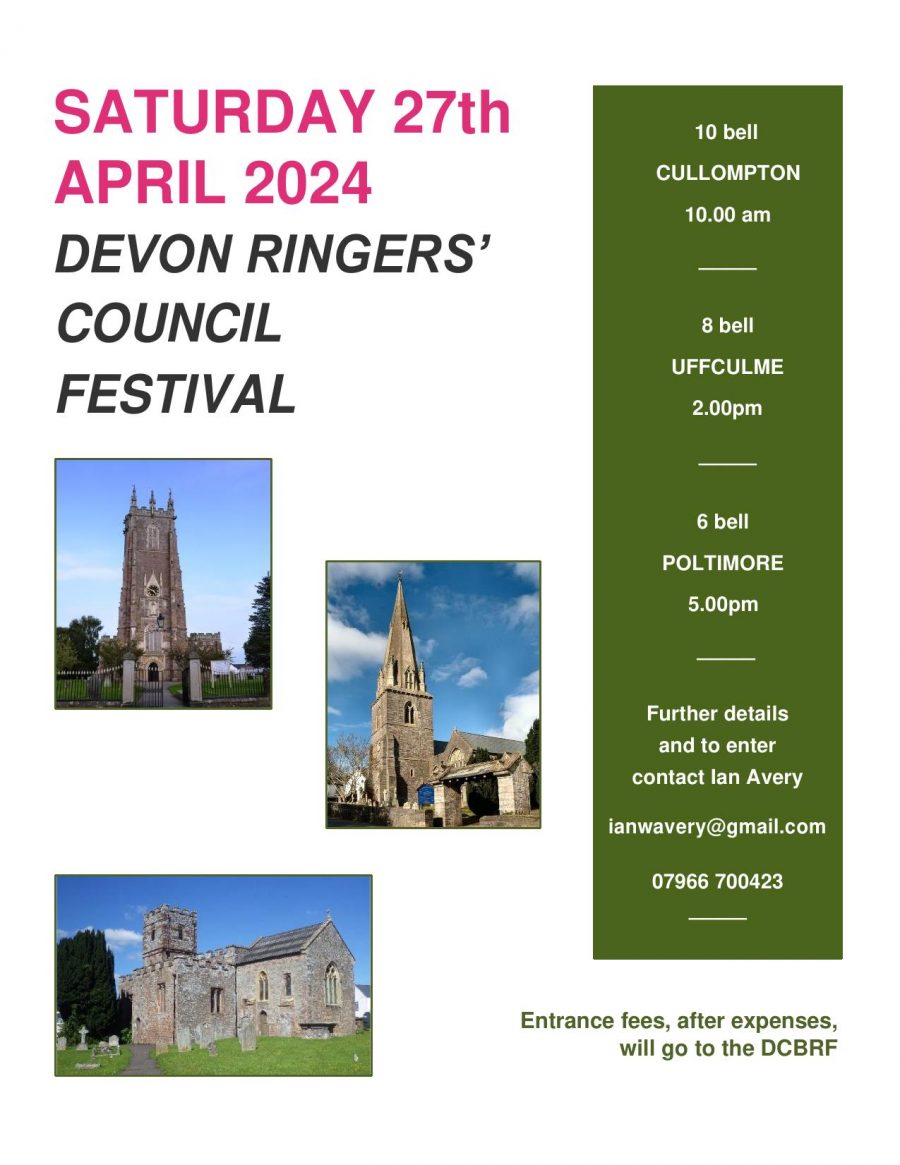 Devon Ringers Council competitions 2024 – Devon Association of Ringers